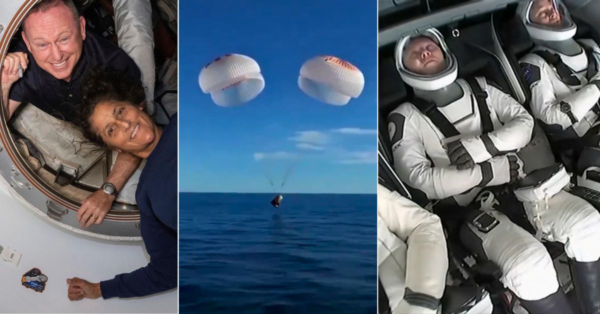 Astronautas de la NASA regresan a la Tierra tras nueve meses varados en ...