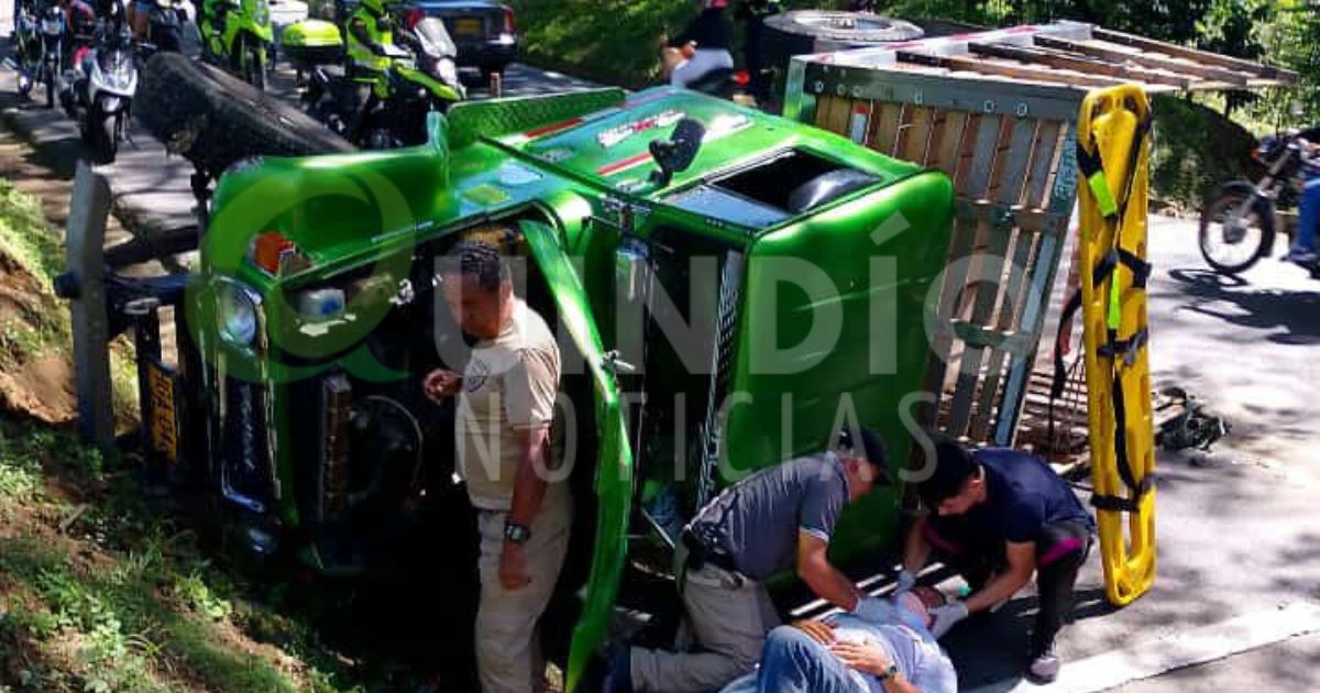 Accidente en la vía Montenegro – Quimbaya deja heridos y mantiene la ...